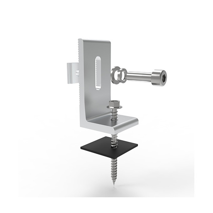 AS L-Feet PV Bracket Pitch Tin Roof Aluminum L Feet - angelssolar