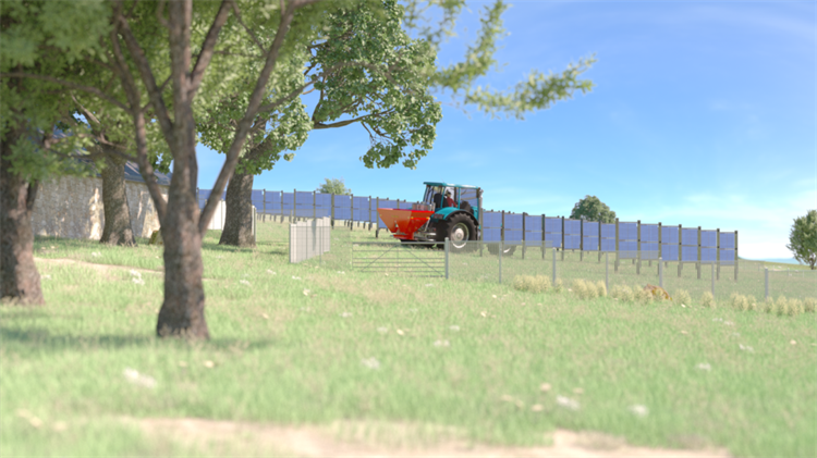 Vertical agrivoltaic project takes shape in France - angelssolar