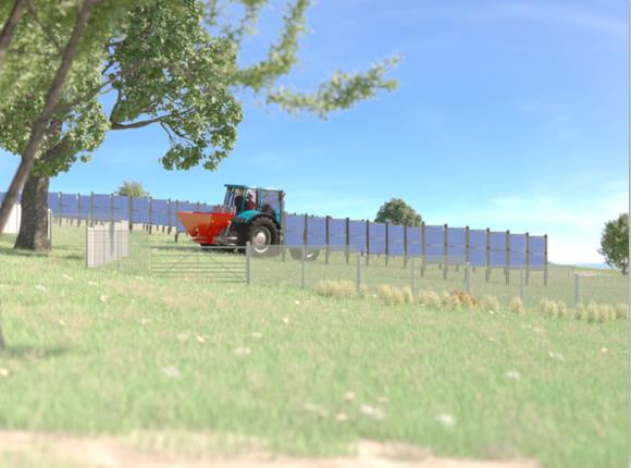 Vertical agrivoltaic project takes shape in France - angelssolar