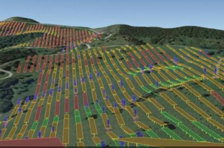 New tool for PV plant design on terrains - angelssolar