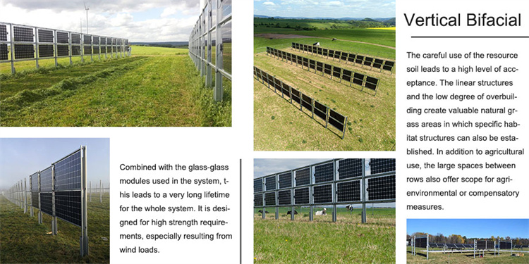 Creative thinking for vertical east-west bifacial PV projects - angelssolar